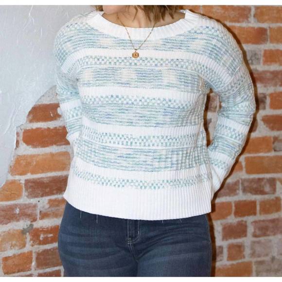 Hem & Thread | Sweaters | New Hem Thread Confetti Striped Sweater In ...